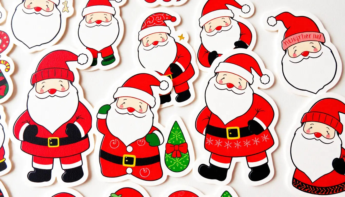 Unique Customised Santa Stickers for a Memorable 2025 Christmas