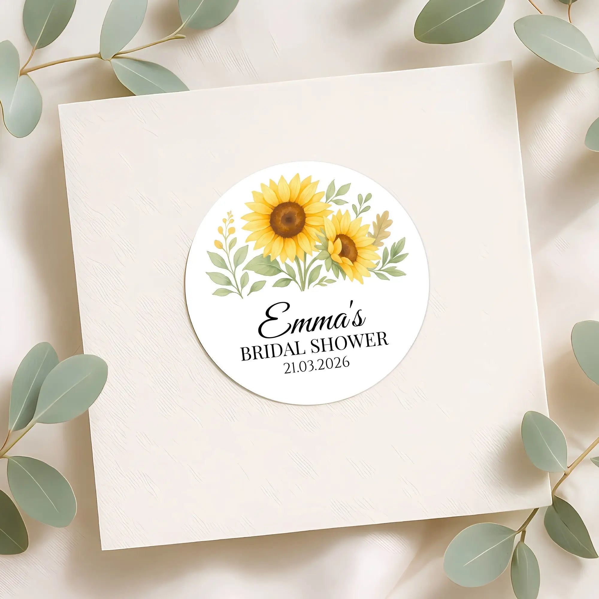 Personalised Bridal Shower Stickers | Custom Favour Labels Australia ...