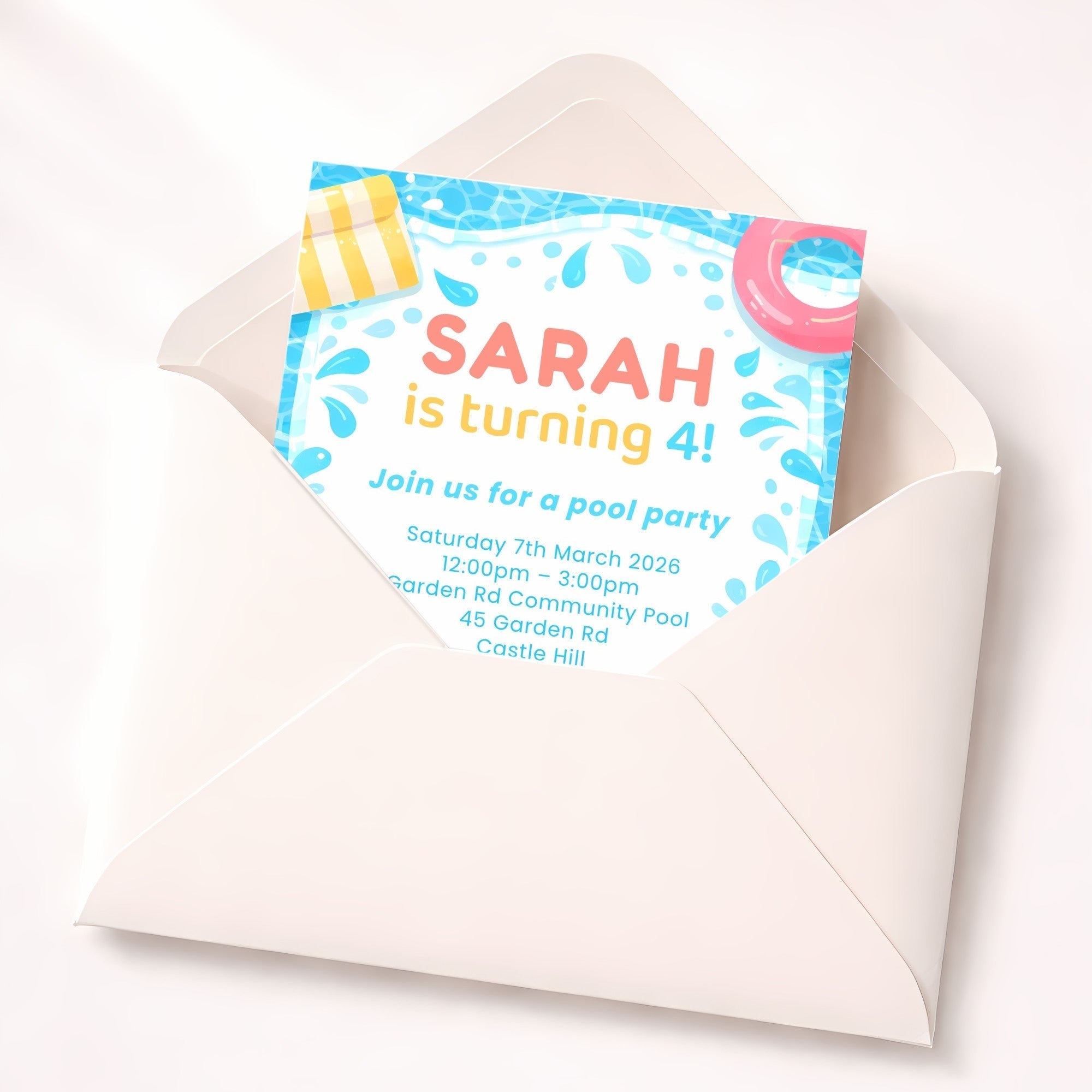 Personalised Birthday Invitations | Custom Kids Party Invites Australia ...